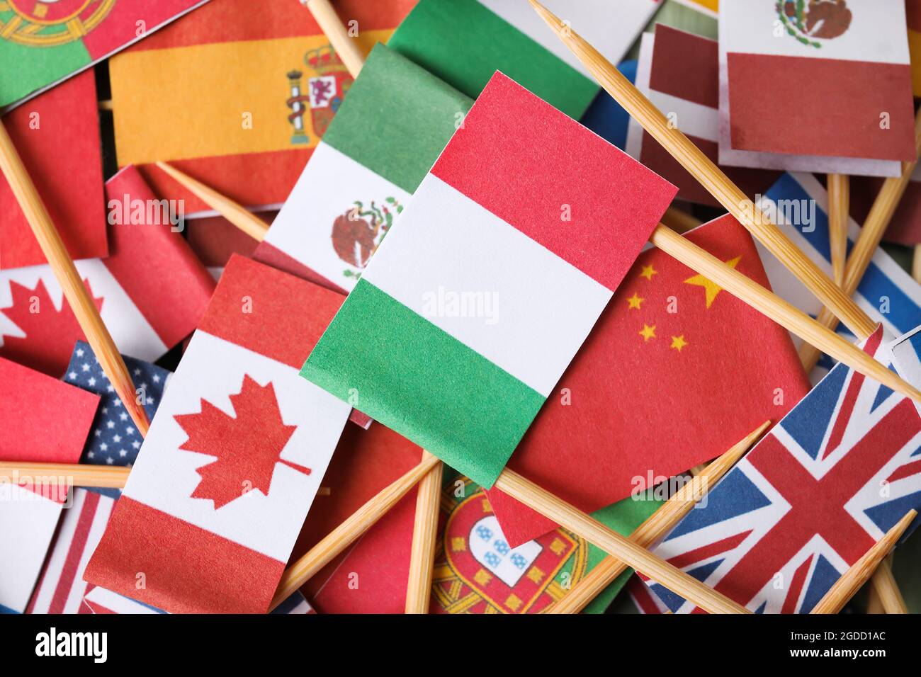 Flags of different countries as background Stock Photo - Alamy