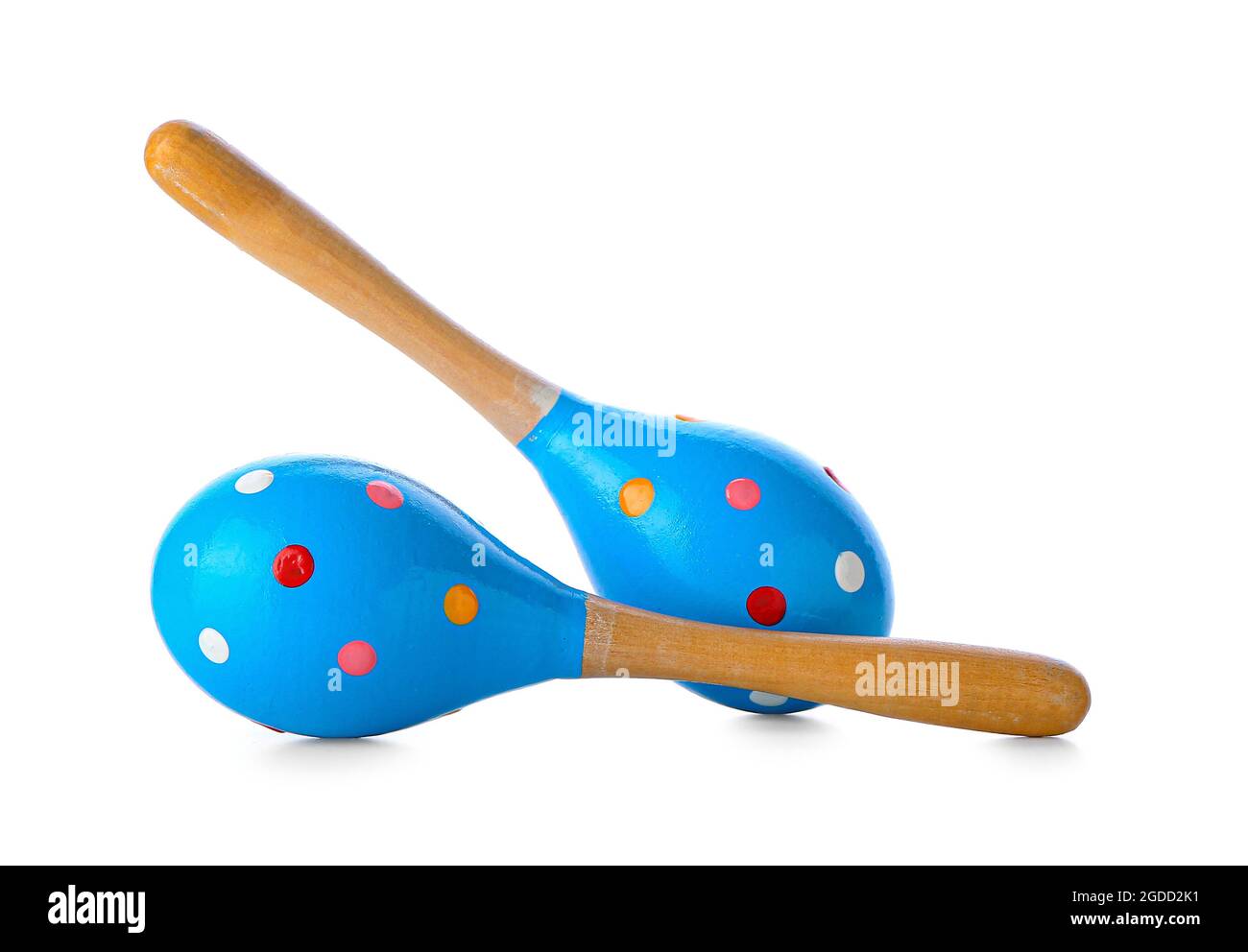 Mexican maracas on white background Stock Photo - Alamy