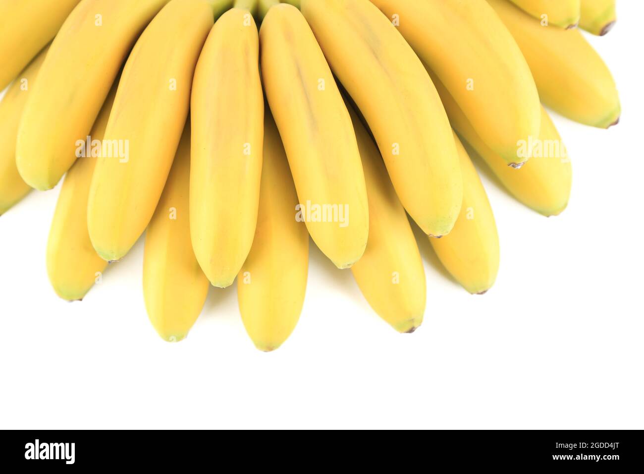 Bunch of mini bananas isolated on white Stock Photo - Alamy