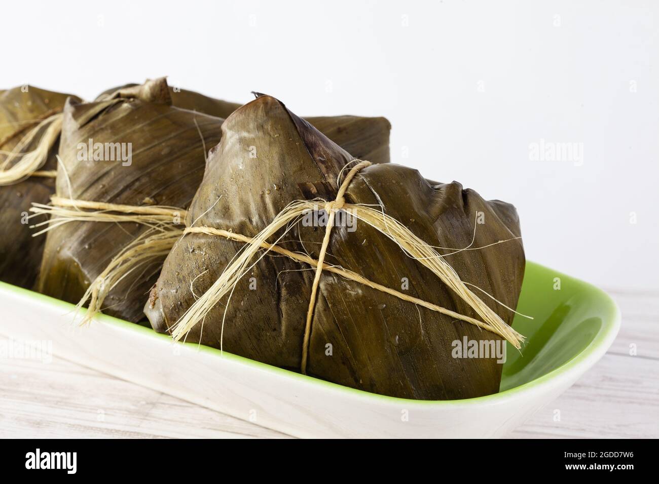 Traditional dish from the city of Popayan in Colombia called tamales de ...