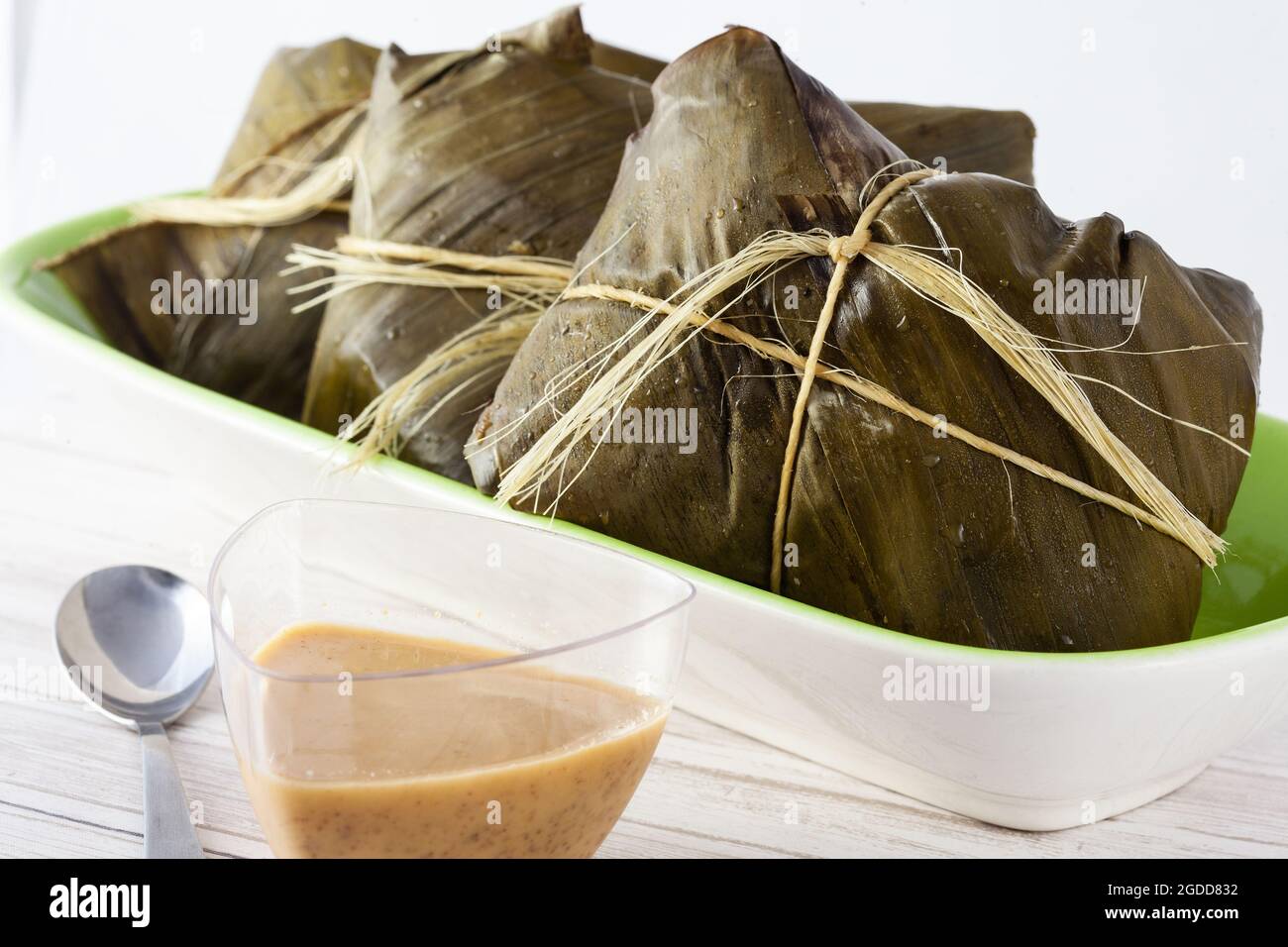 Traditional dish from the city of Popayan in Colombia called tamales de ...
