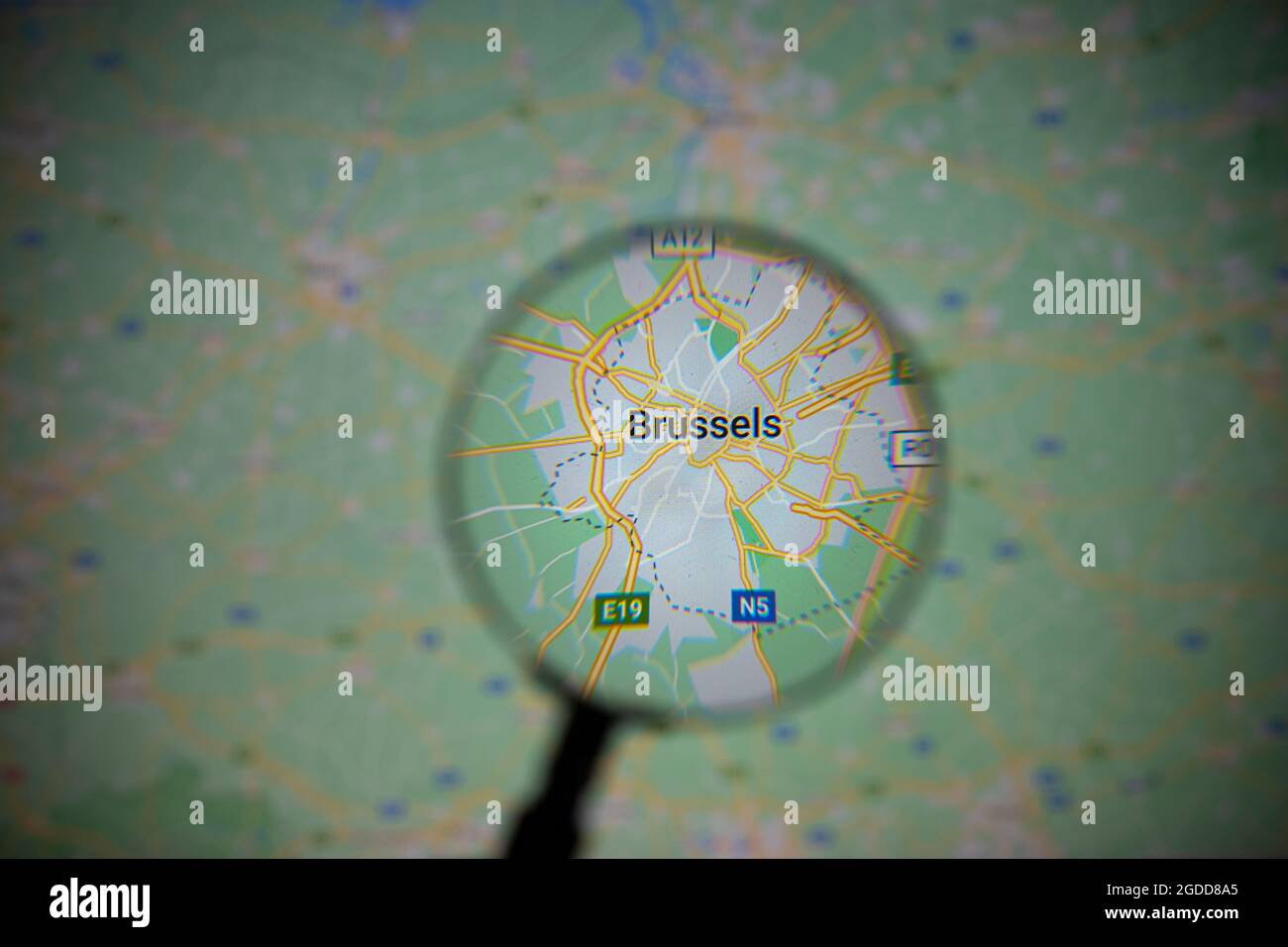 Europe map digital hi-res stock photography and images - Alamy