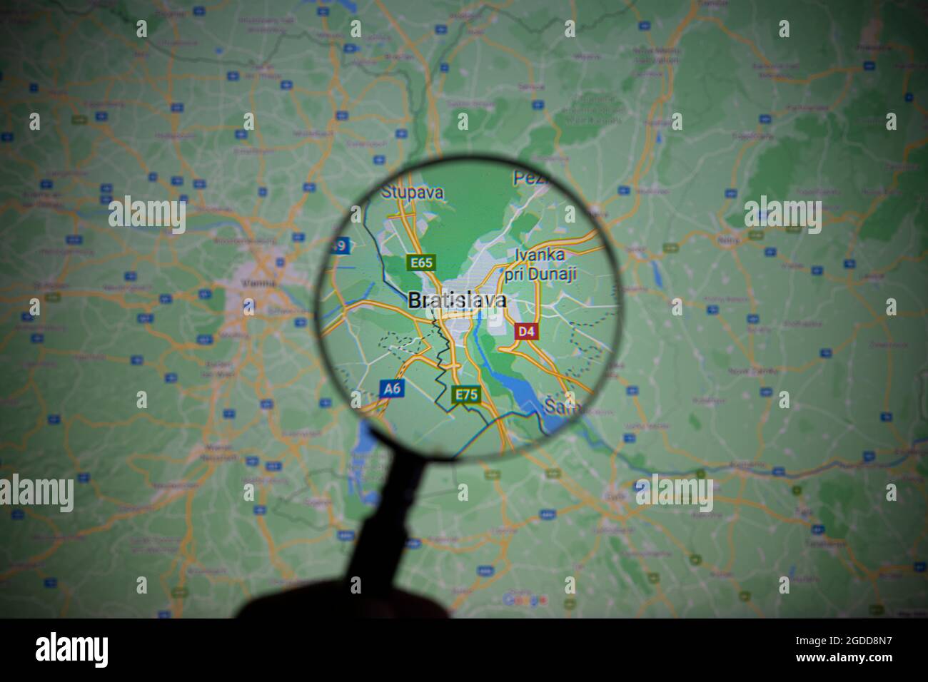 Maps of slovakia hi-res stock photography and images - Alamy