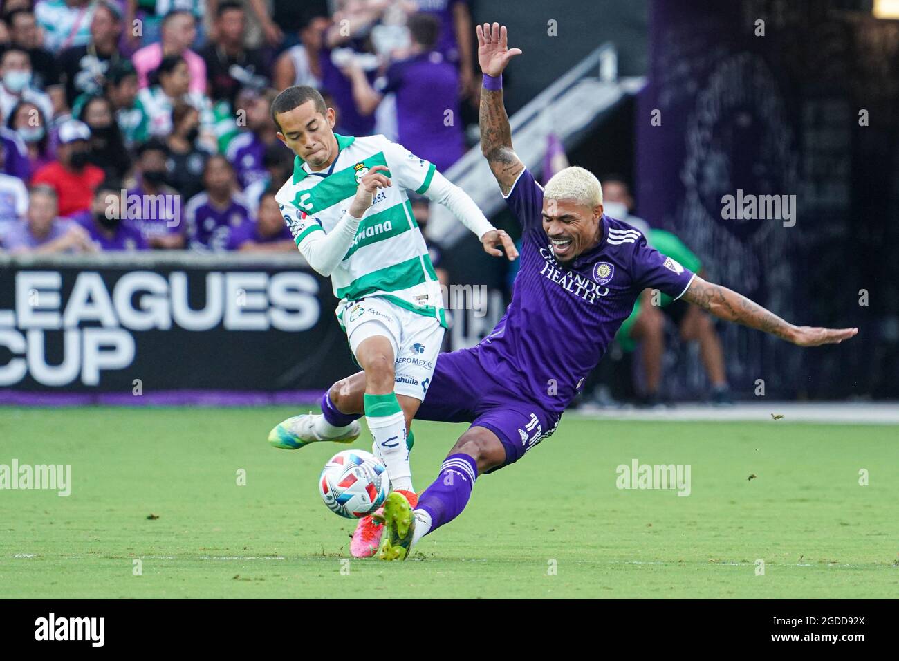 Orlando, Florida, USA, August 12, 2021, Orlando City SC player Junior ...