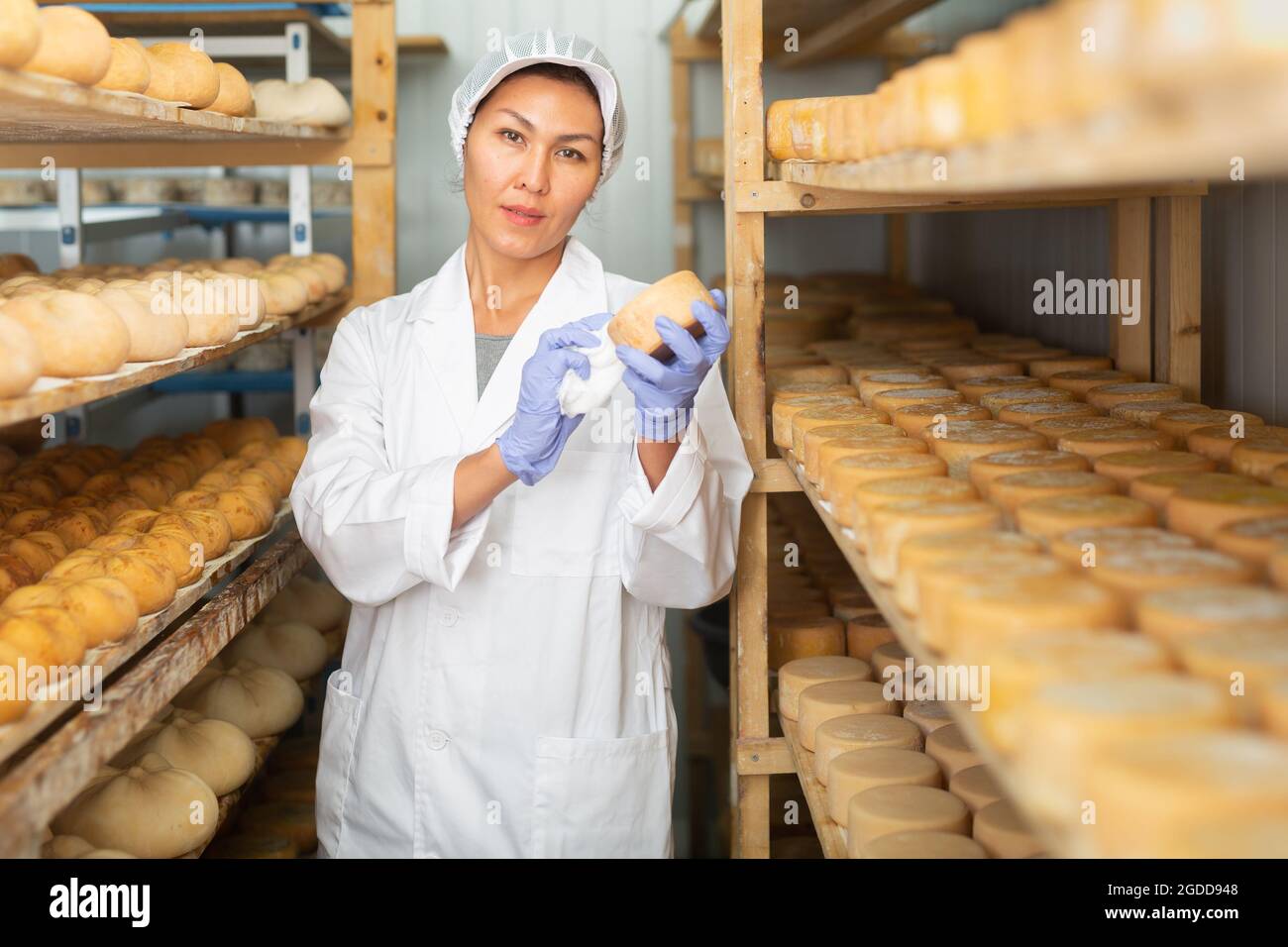 Woman holding cheese tray hi-res stock photography and images - Alamy