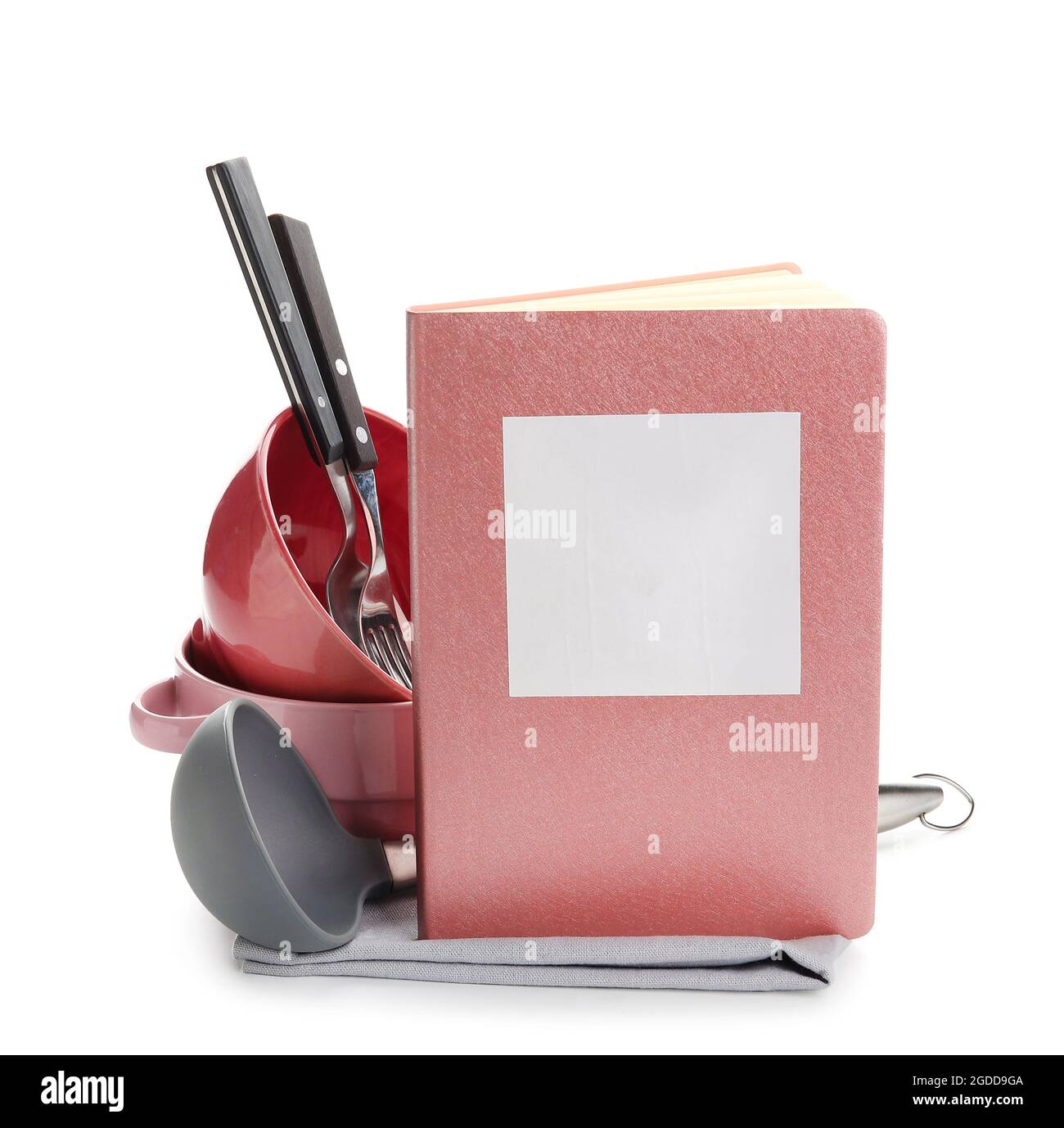 Cook book utensils Cut Out Stock Images & Pictures - Alamy
