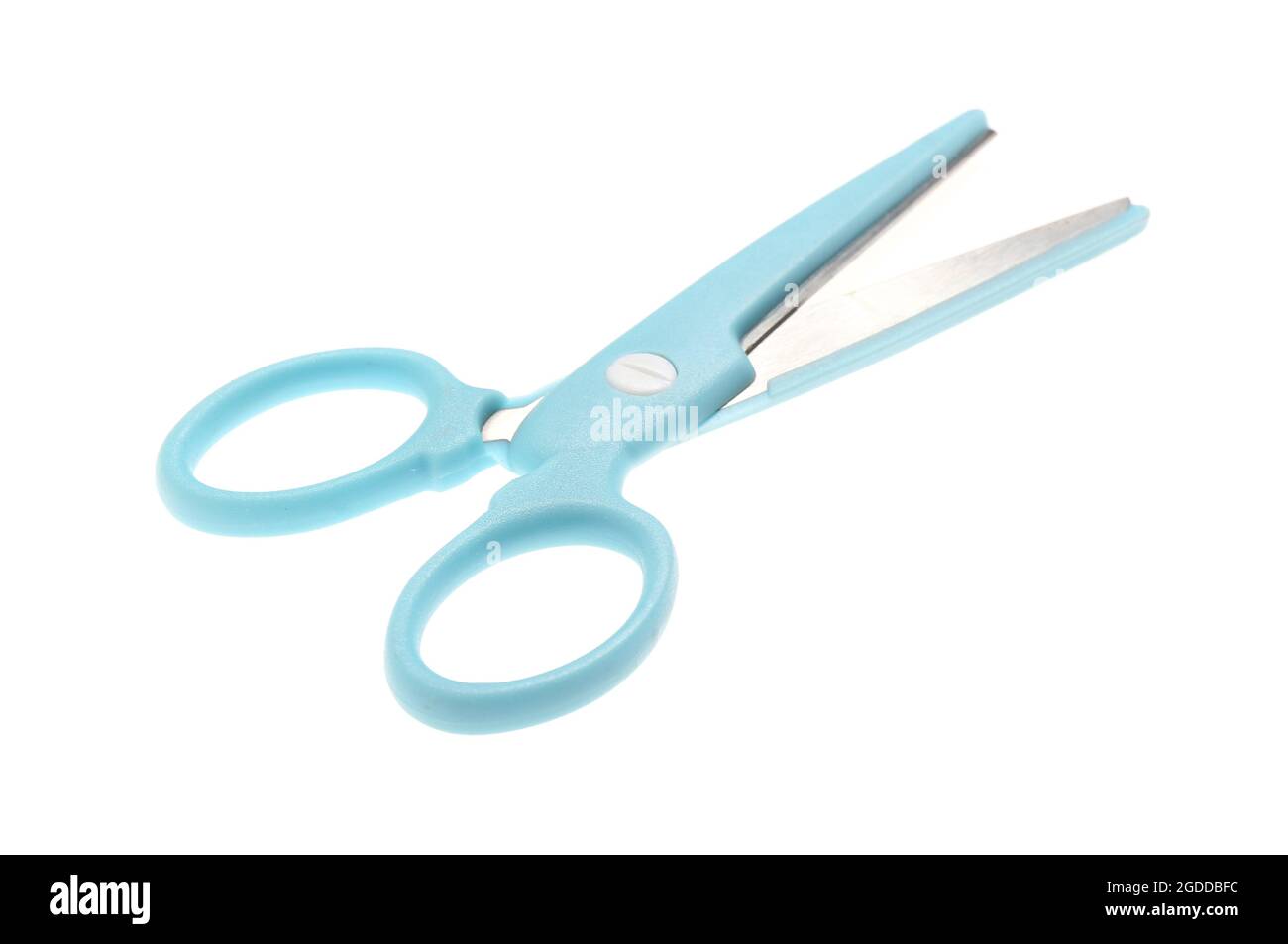 School scissors on white background Stock Photo - Alamy