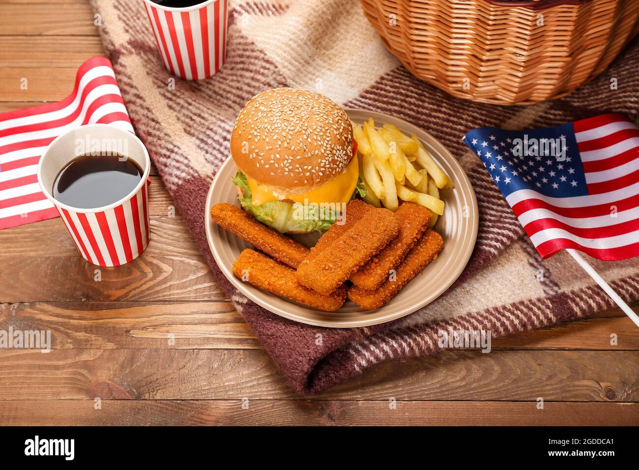 Typical American Lunch