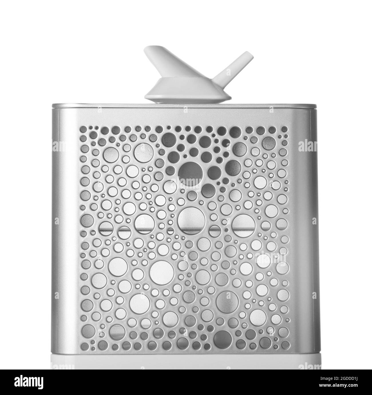 Modern humidifier on white background Stock Photo - Alamy