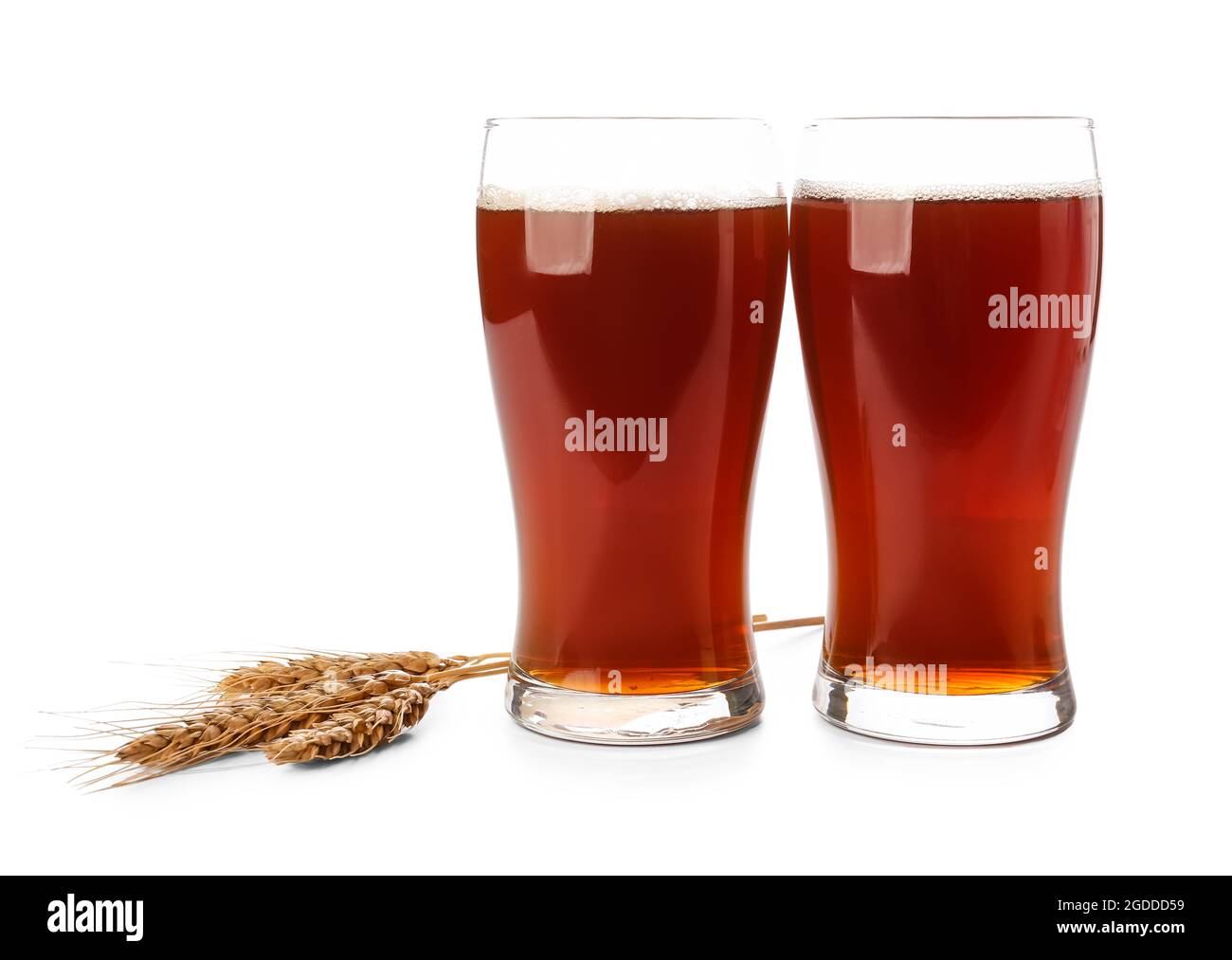 Many glasses fresh beer Cut Out Stock Images & Pictures - Alamy