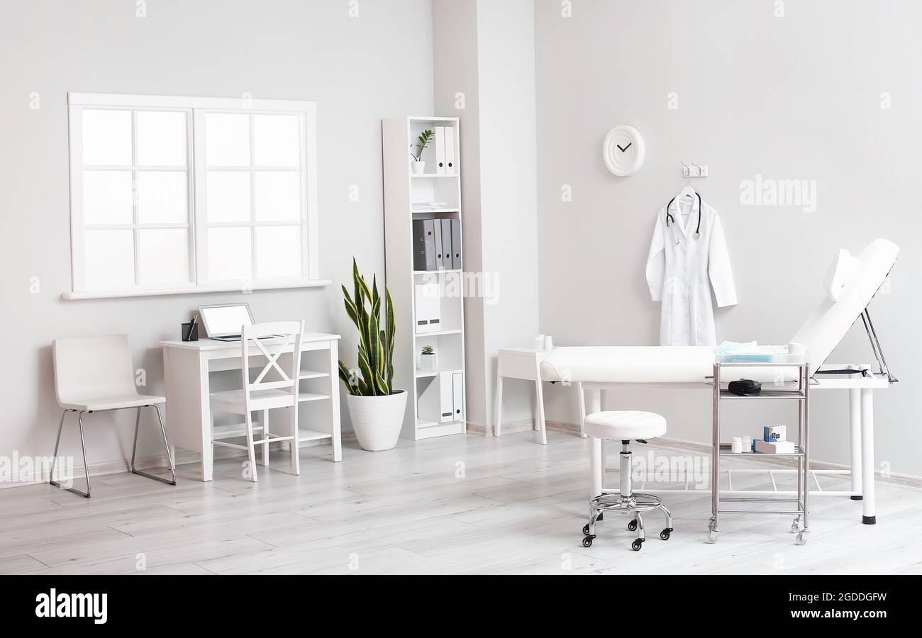 Interior of modern doctor's office in clinic Stock Photo - Alamy