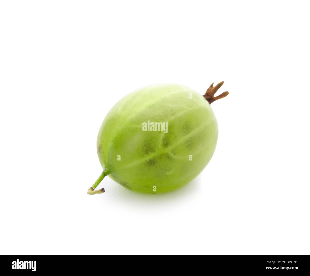 Fresh gooseberry on white background Stock Photo - Alamy