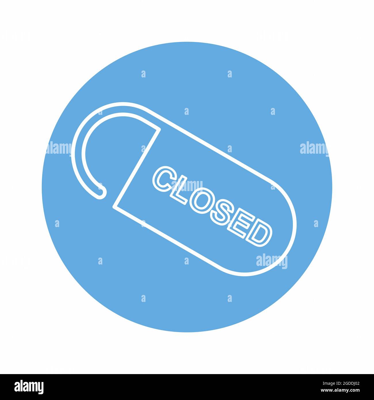 Closed restaurant notice Stock Vector Images - Alamy