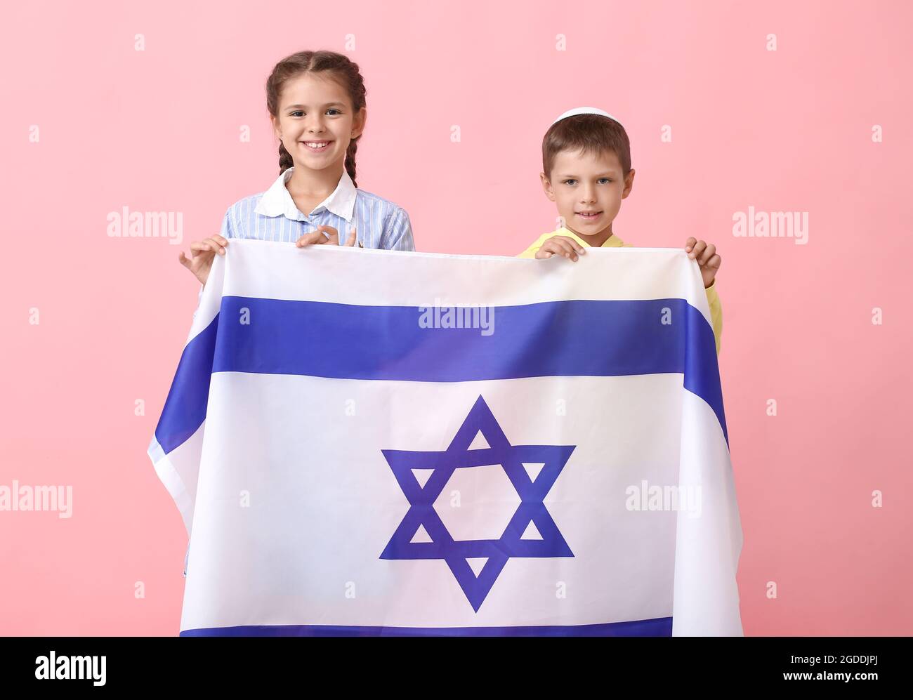 Pink israeli flag hi-res stock photography and images - Alamy