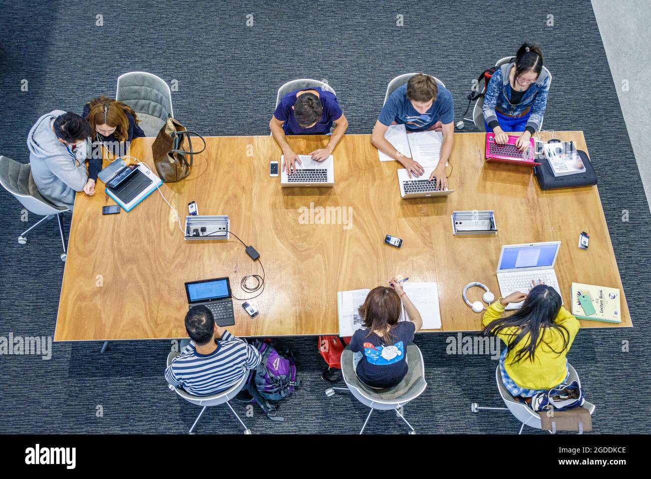 Teen with laptop from above male hi-res stock photography and images ...