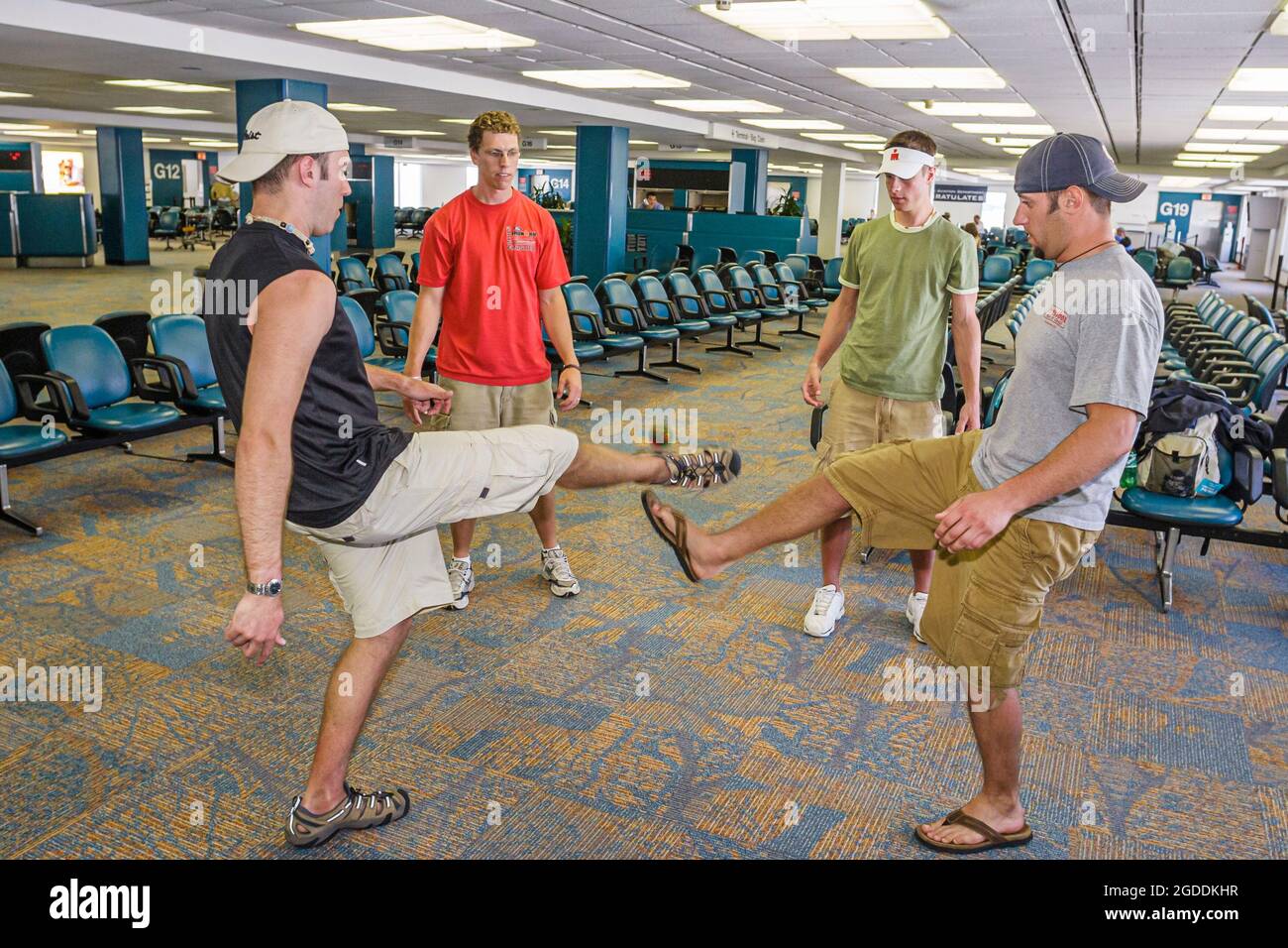 People playing footbag hi-res stock photography and images - Alamy