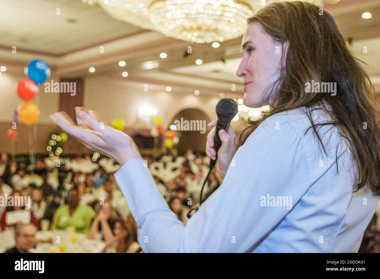 Guest speaker liz murray of homeless to harvard fame hi-res stock ...