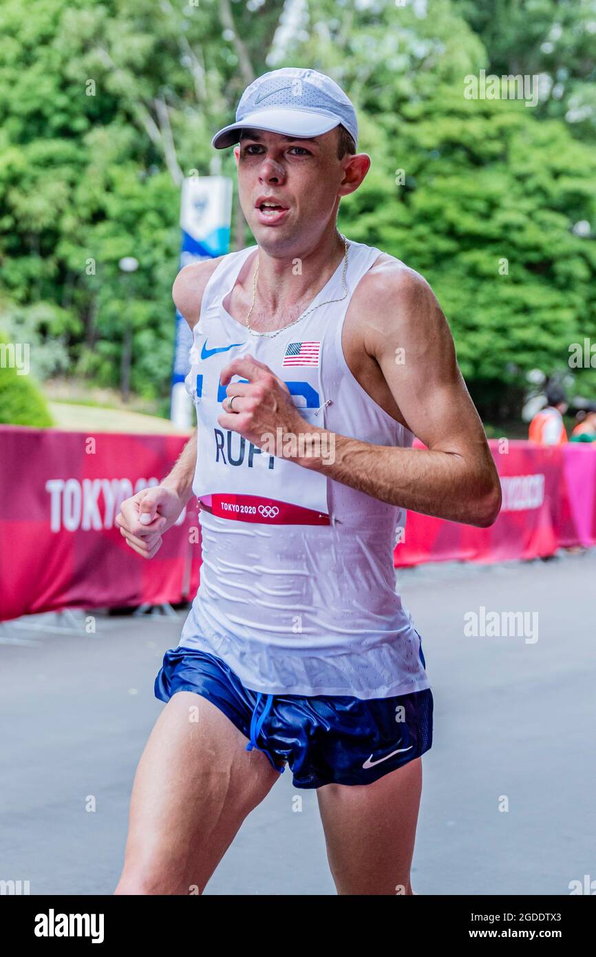 Sapporo, Hokkaido, Japan. 8th Aug, 2021. Galen RUPP (USA) Athletics : Men's Marathon during the ...
