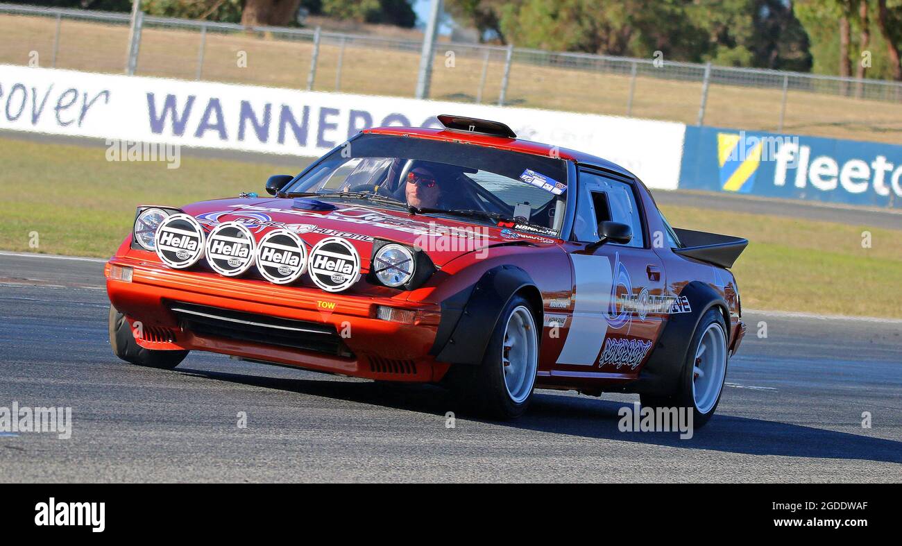 Rotary Car Event, Barbagallo Raceway, Perth, Western Australia Stock ...