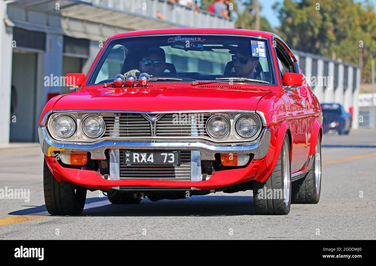 Rotary Car Event, Barbagallo Raceway, Perth, Western Australia Stock ...