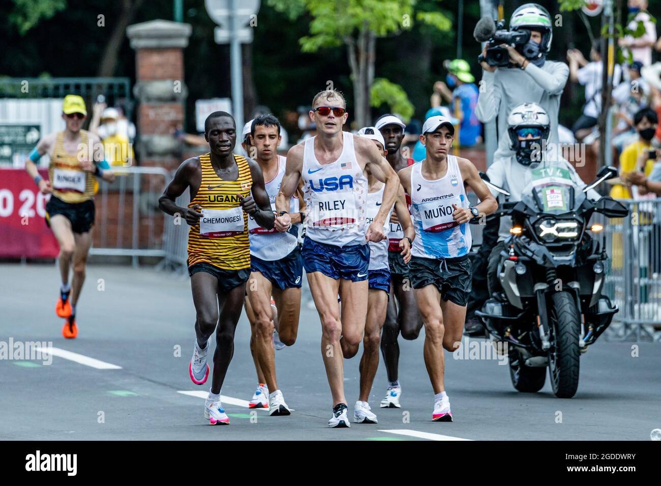 Sapporo, Hokkaido, Japan. 8th Aug, 2021. RILEY Jacob (USA), MUNOZ ...
