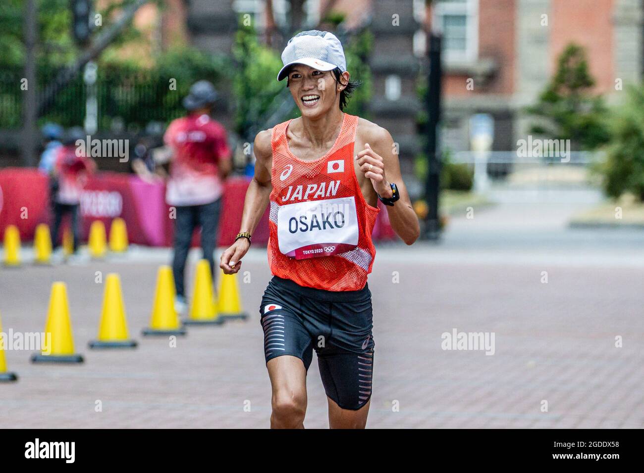 Sapporo, Hokkaido, Japan. 8th Aug, 2021. Suguru Osako (JPN) approaches ...