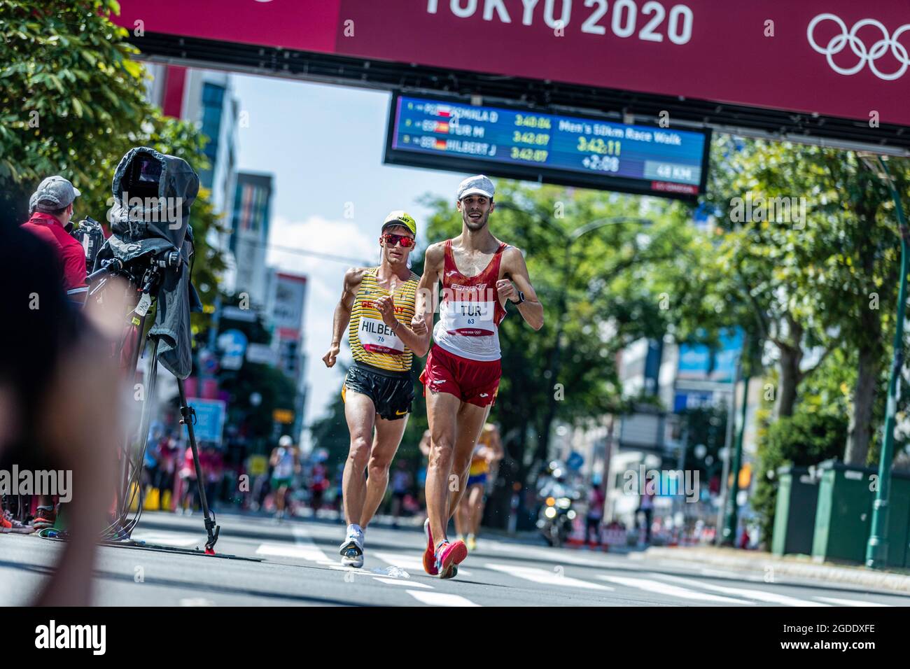Hokkaido, Japan. 6th Aug, 2021. HILBERT Jonathan (GER), TUR Marc (ESP ...