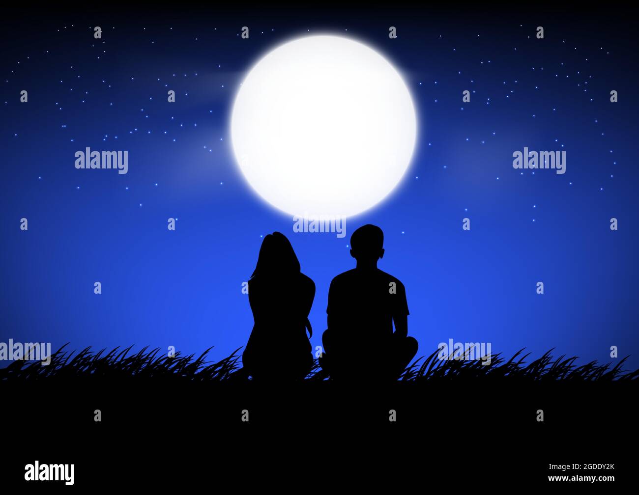 Two men and a woman Stock Vector Images - Alamy