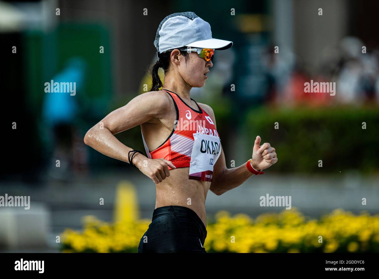 Hokkaido, Japan. 6th Aug, 2021. Kumiko Okada (JPN) Athletics : Women's ...