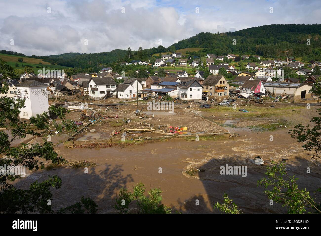 Schuld, Germany. 15th July, 2021. The storm hit Schuld (Ahrweiler ...