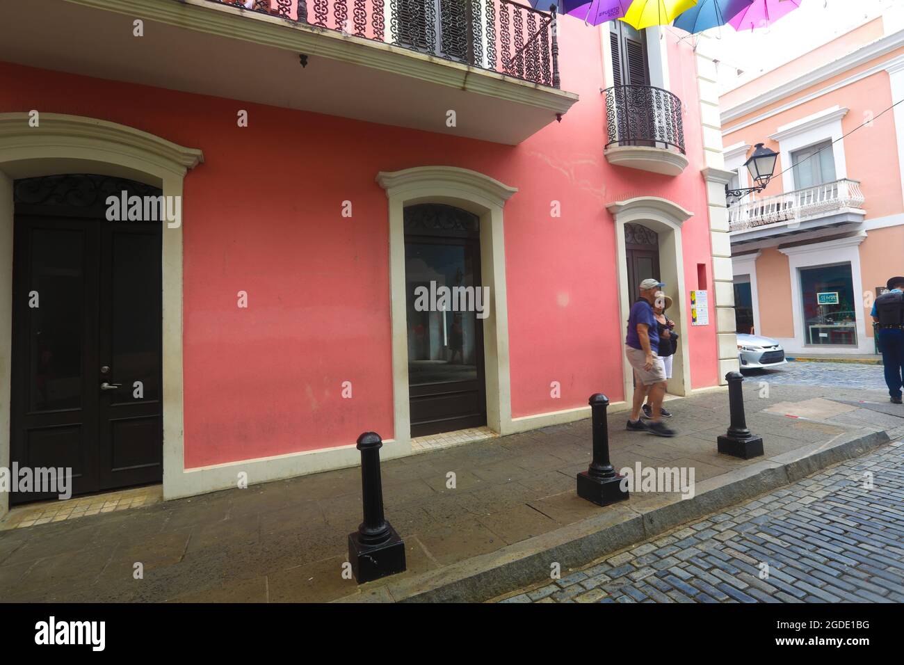 Colorful Umbrellas of downtown San Juan, Puerto Rico s capital and ...