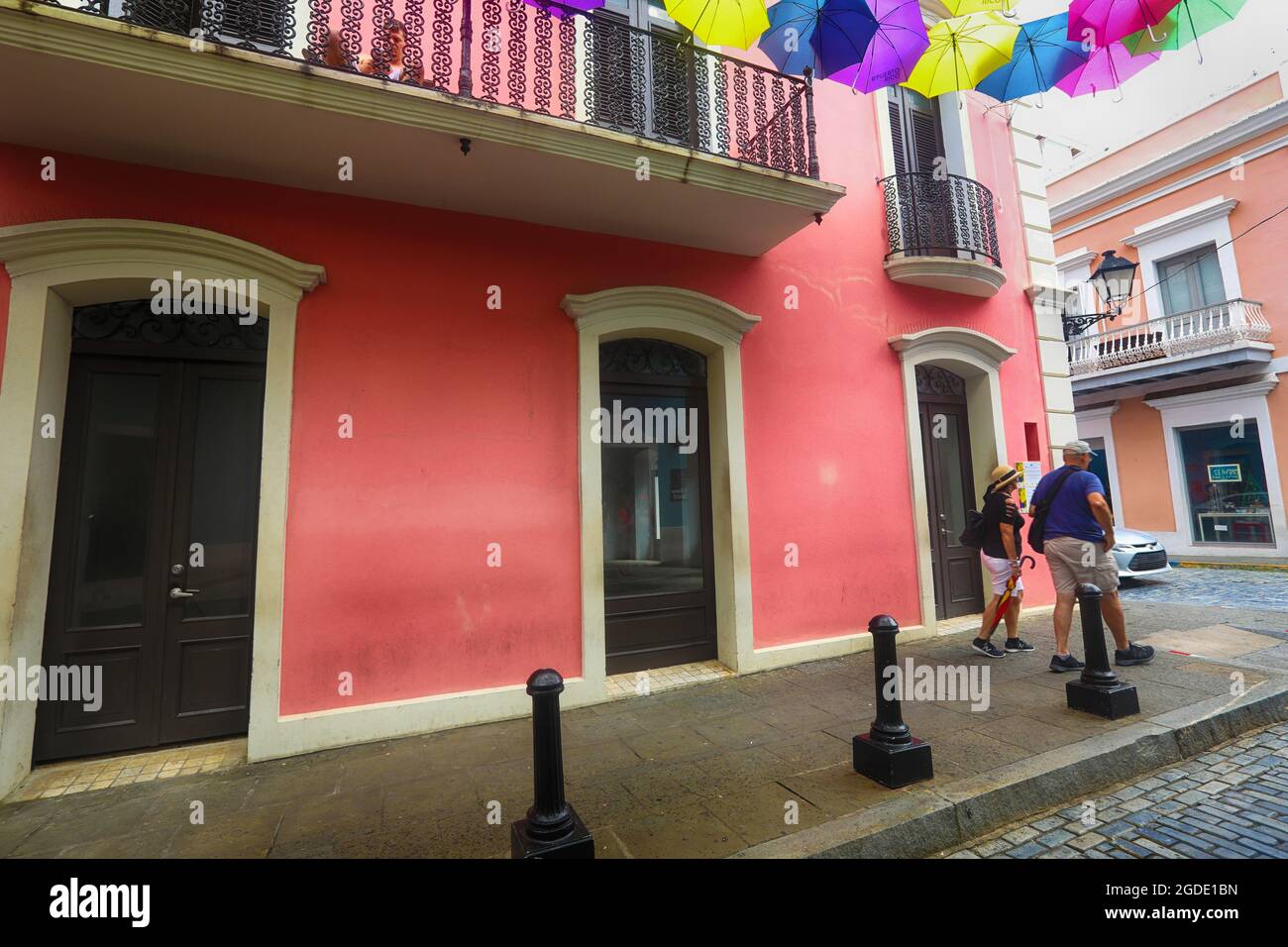 Downtown old san juan umbrellas hi-res stock photography and images - Alamy
