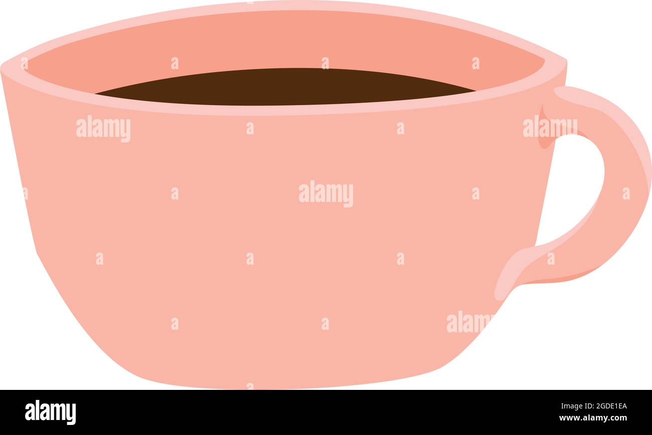 pink coffee cup Stock Vector Image & Art - Alamy