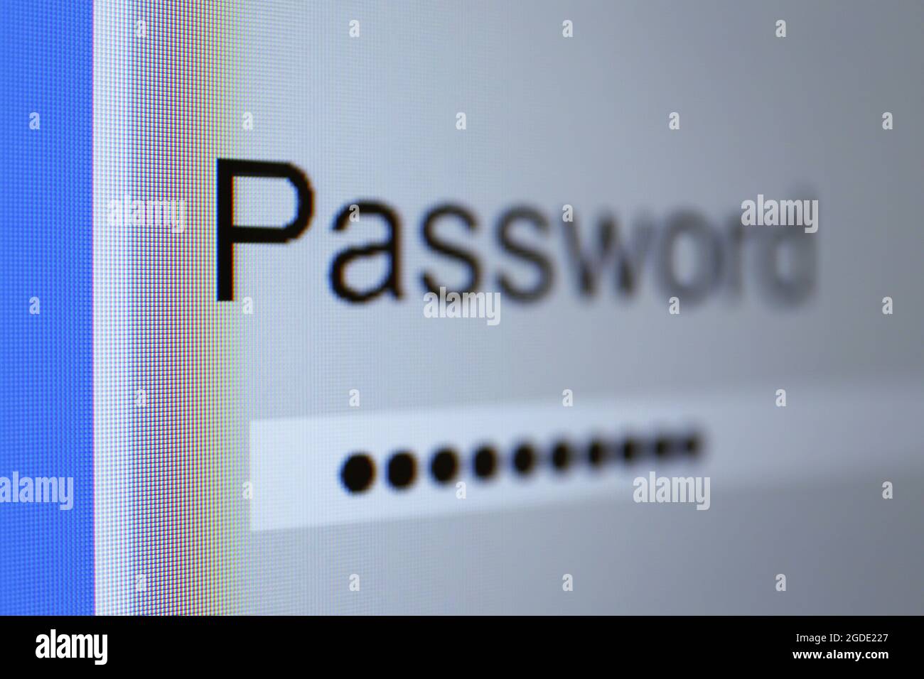 Logon password box hi-res stock photography and images - Alamy