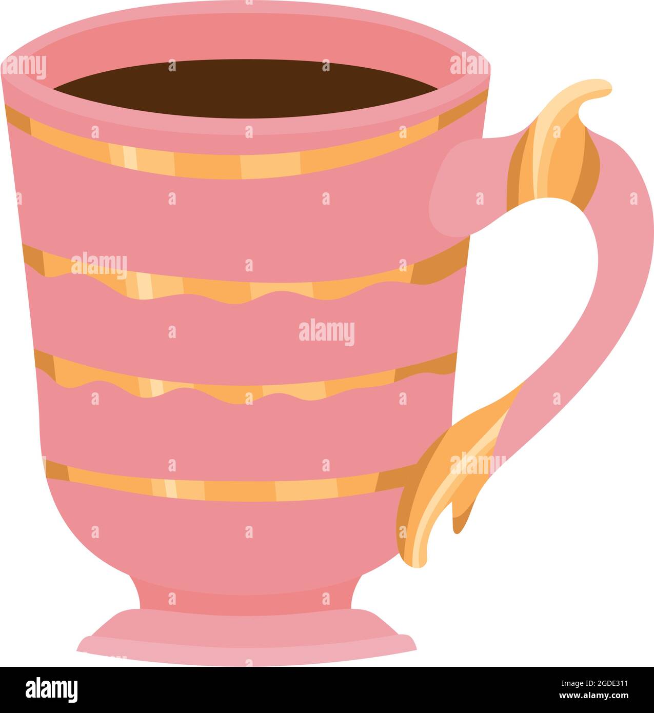 pink large cup Stock Vector Image & Art - Alamy