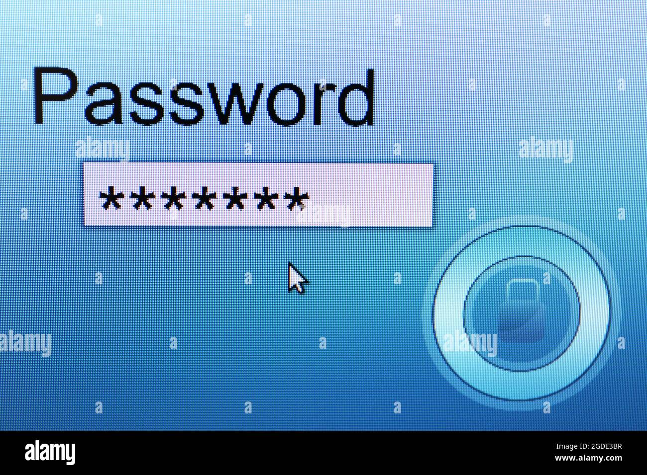 Logon password box hi-res stock photography and images - Alamy