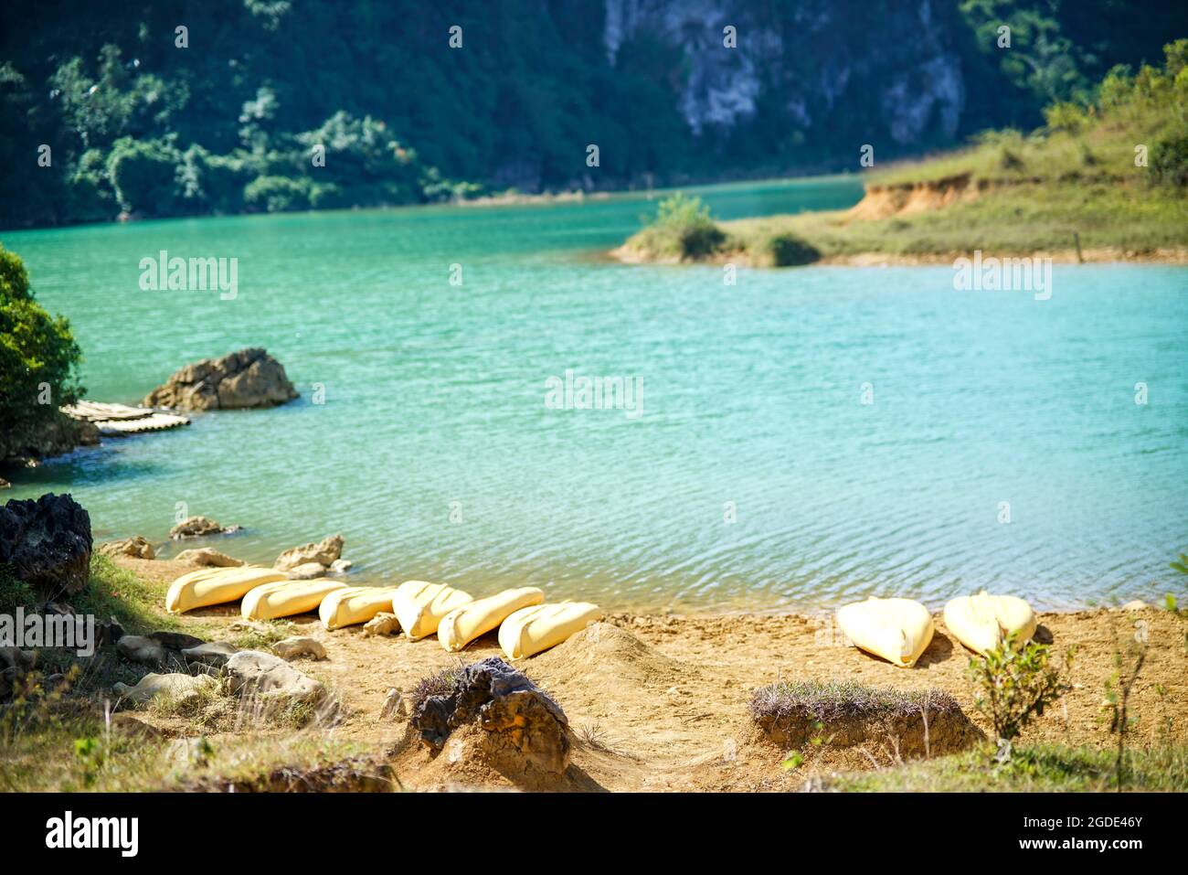 Nong Dung nice lake Lang Son province northern Vietnam Stock Photo - Alamy
