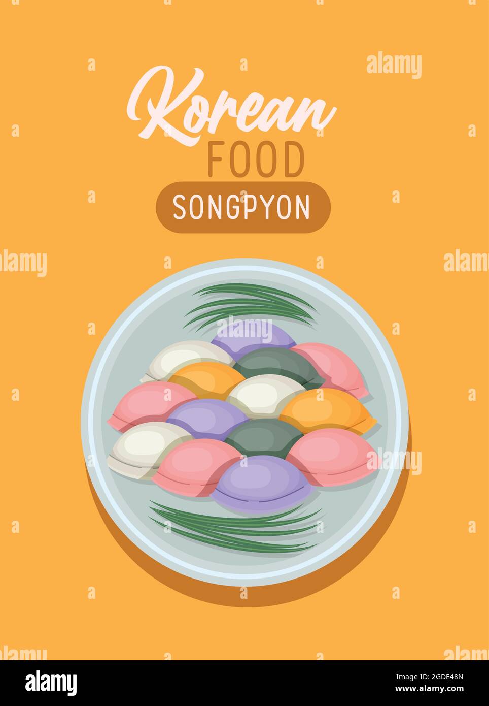 korean food card Stock Vector Image & Art - Alamy