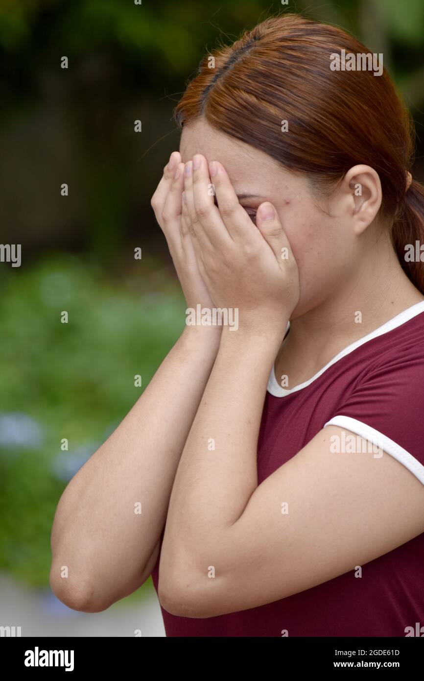 A Diverse Female And Disappointment Stock Photo - Alamy