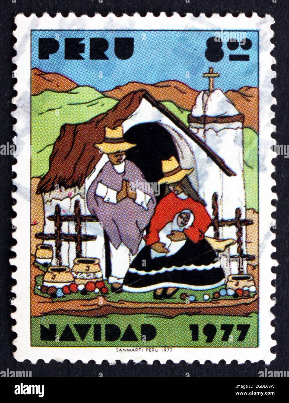 Postage stamp peru hi-res stock photography and images - Alamy