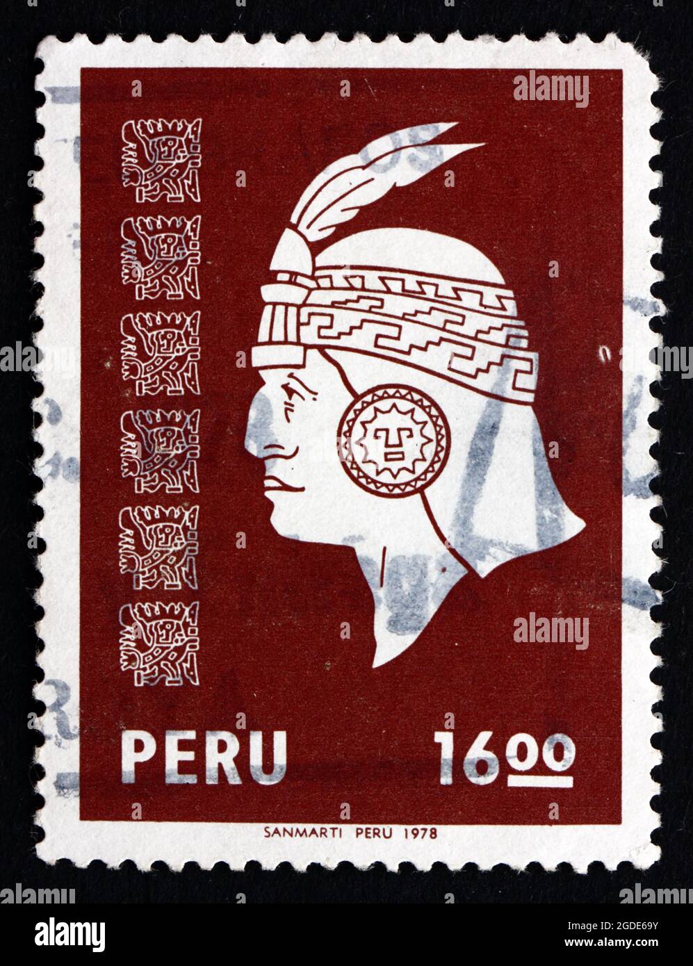 Postage stamp peru hi-res stock photography and images - Alamy