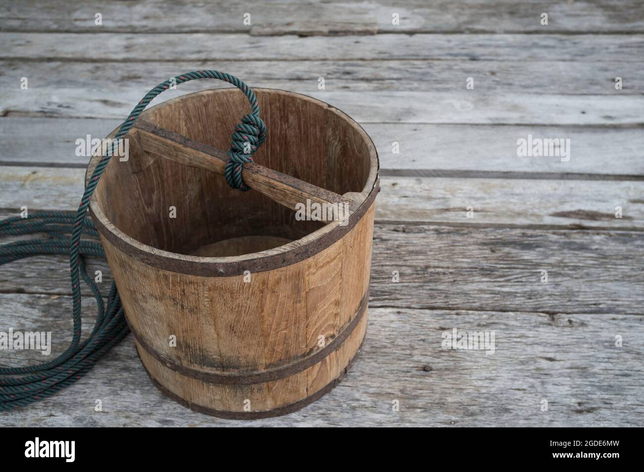 Wood pail hi-res stock photography and images - Alamy