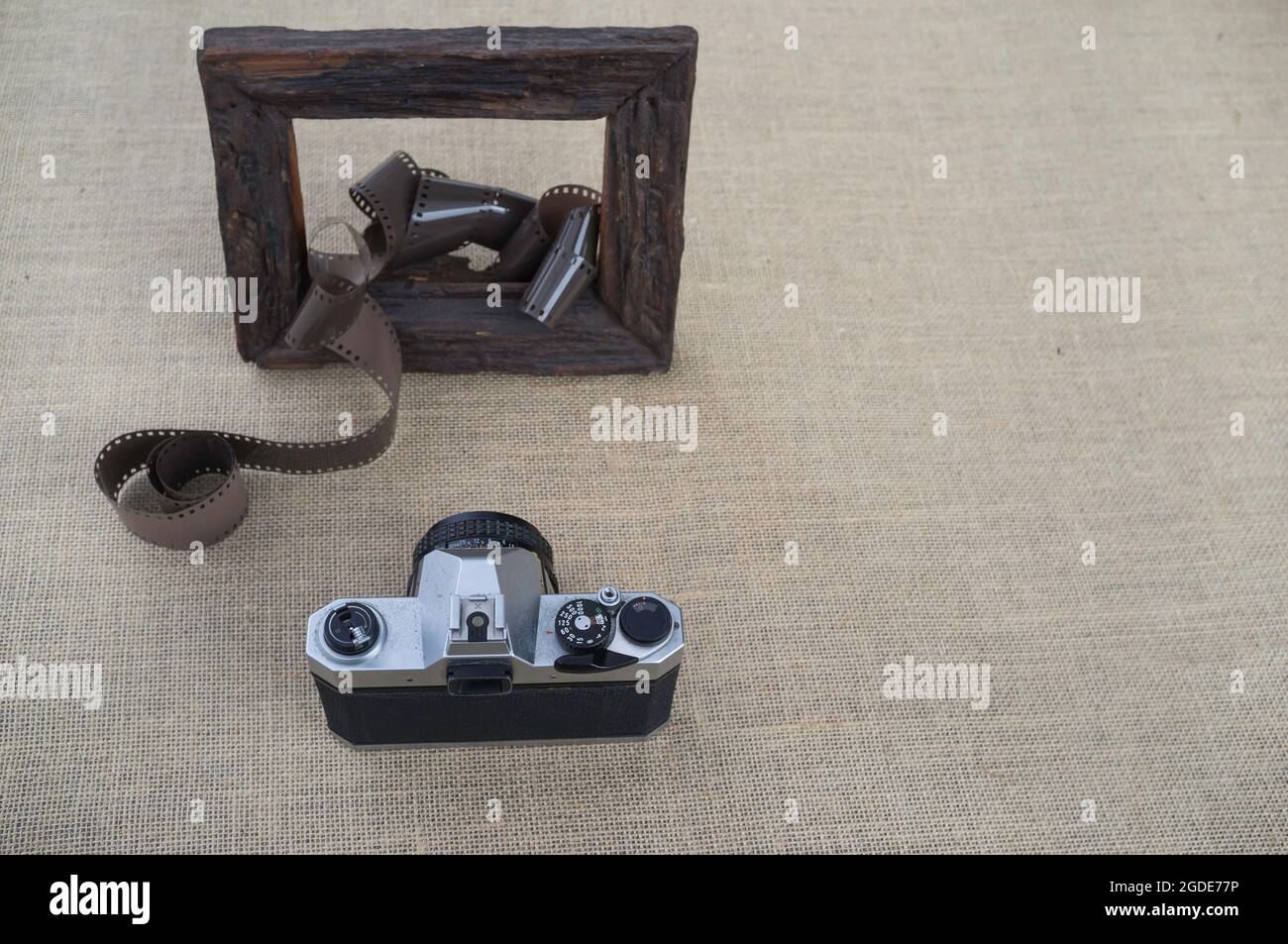 Camera film and Frame Stock Photo - Alamy
