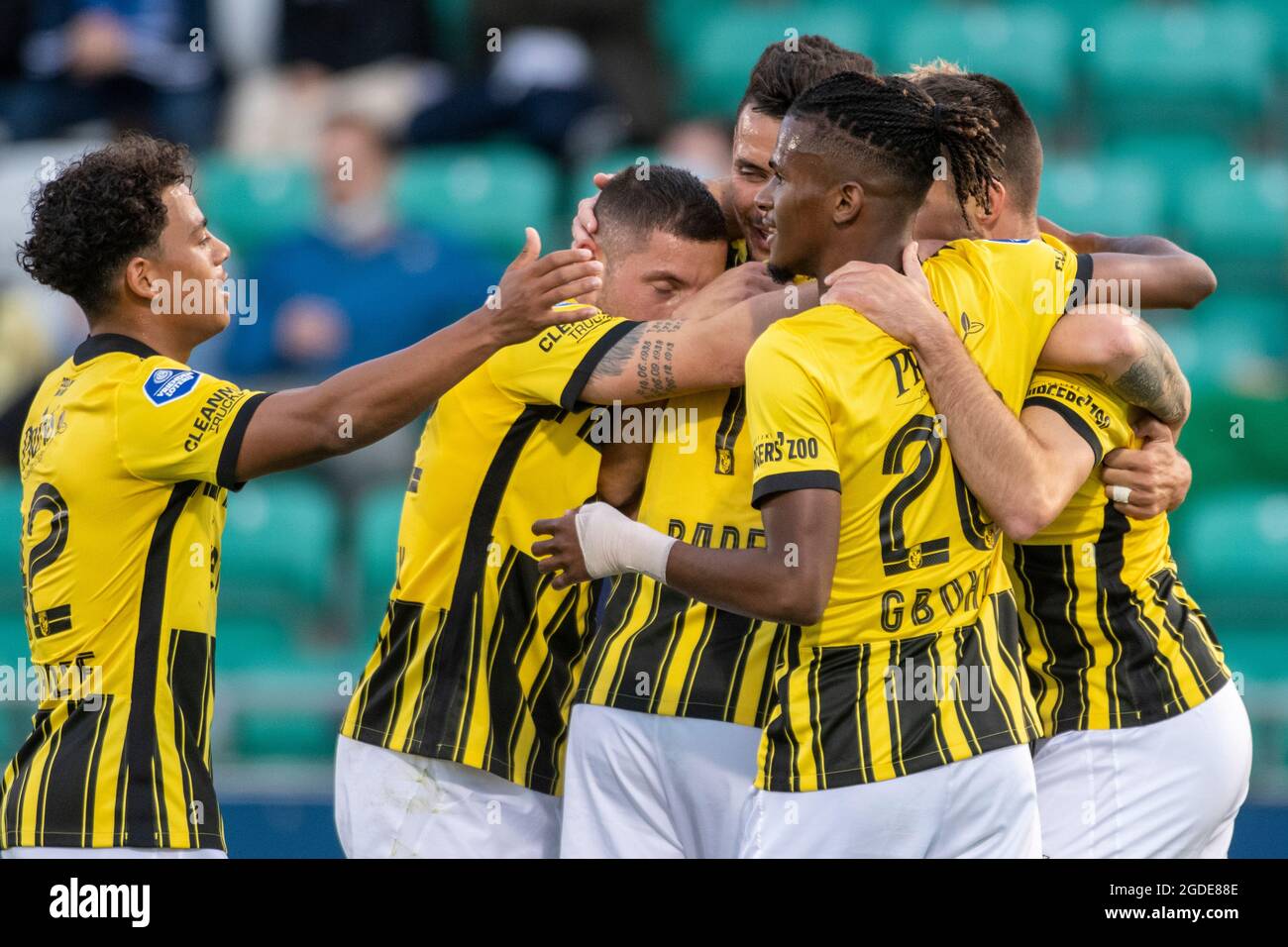 Vitesse players celebrate Matus Bero of Vitesse goal during the UEFA ...
