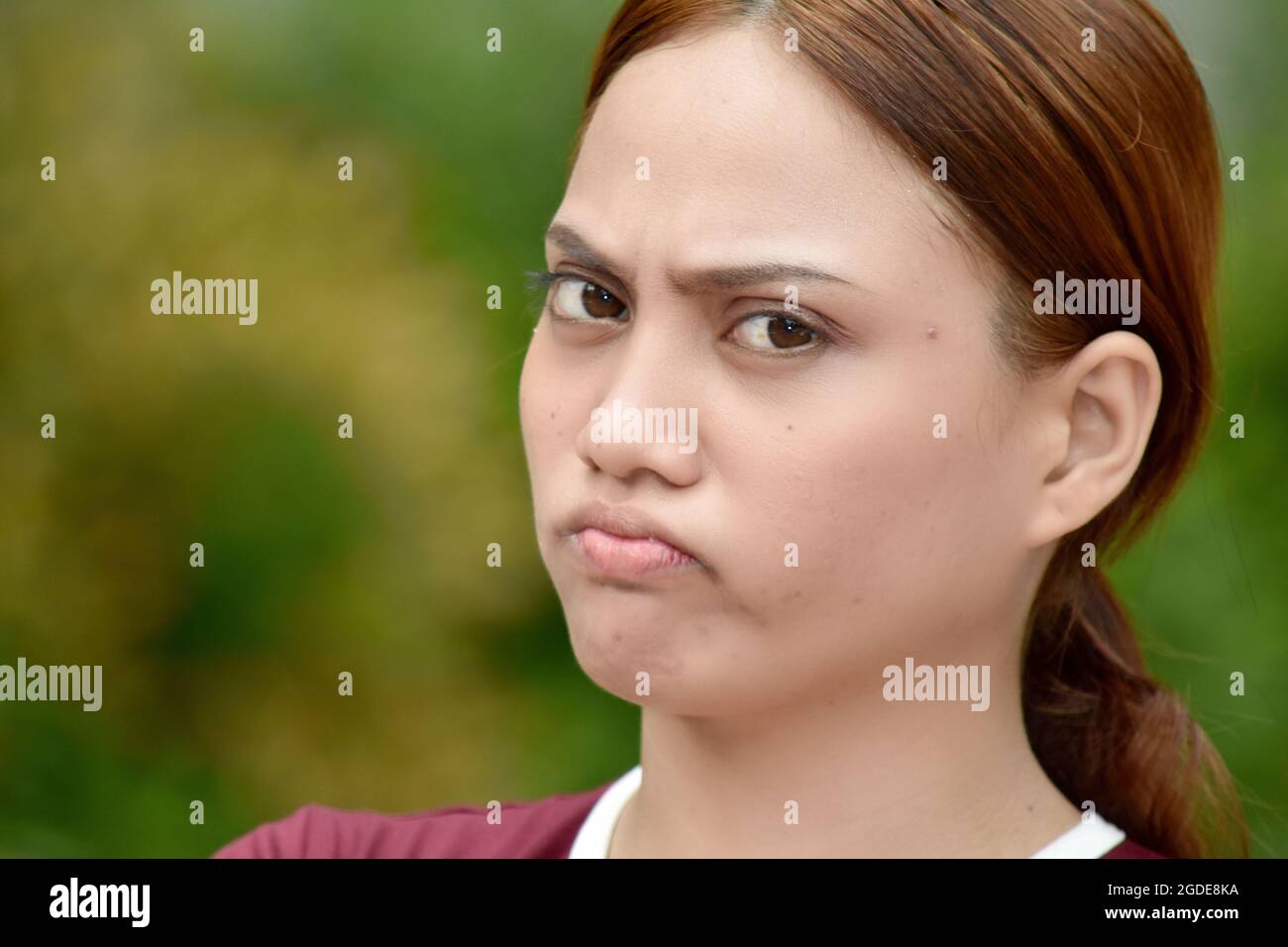 Attractive asian woman wearing hi-res stock photography and images - Alamy