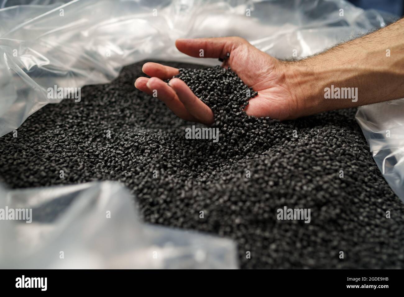 Polymer pellets recycle hi-res stock photography and images - Alamy