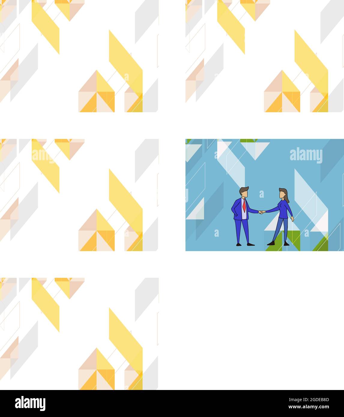 Woman facing man Stock Vector Images - Alamy