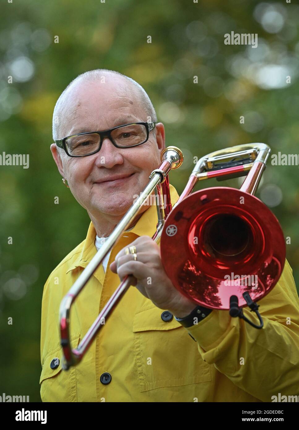 Neuhardenberg, Germany. 12th Aug, 2021. Nils Landgren, Swedish ...