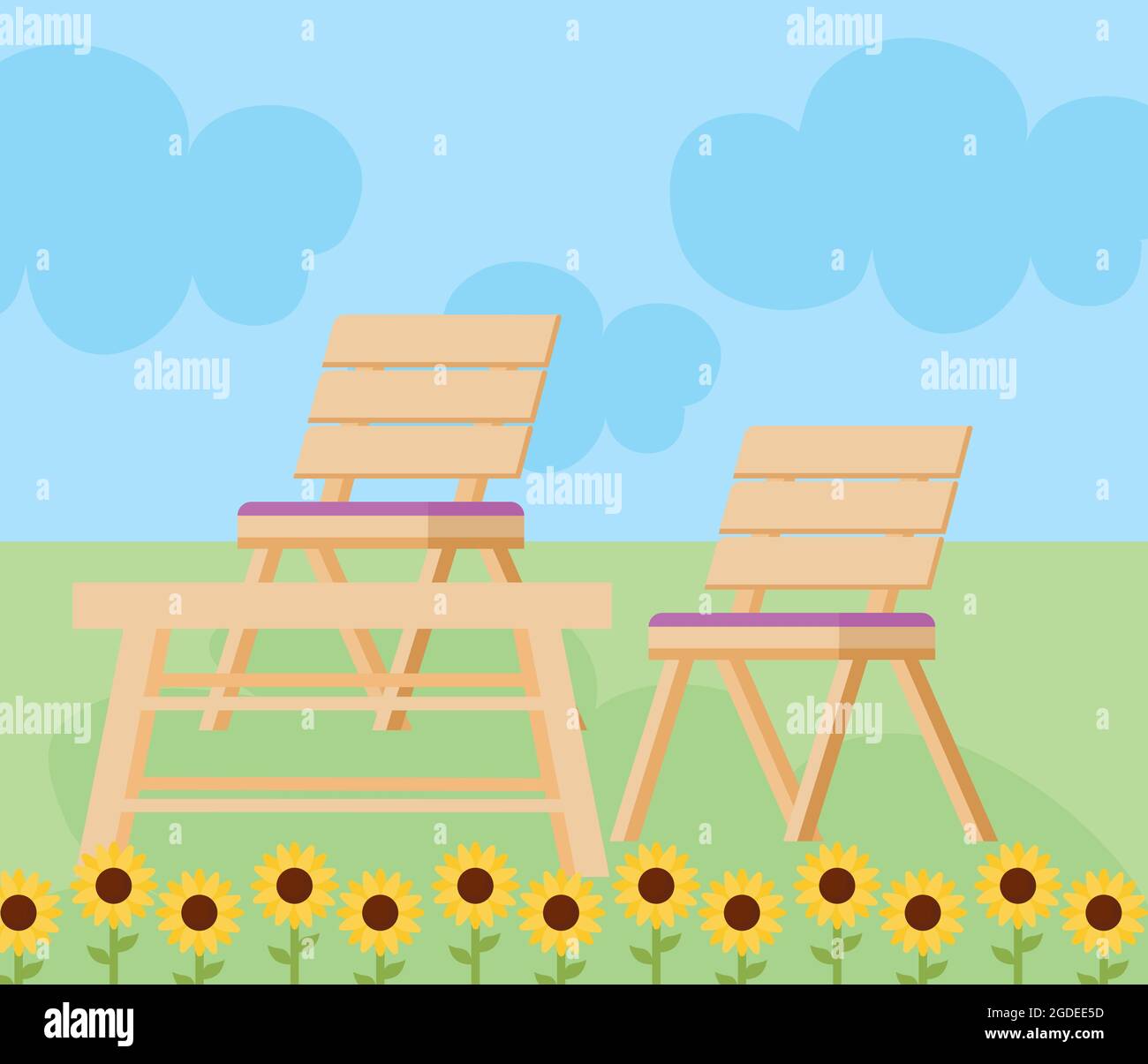 natural backyard poster Stock Vector Image & Art - Alamy