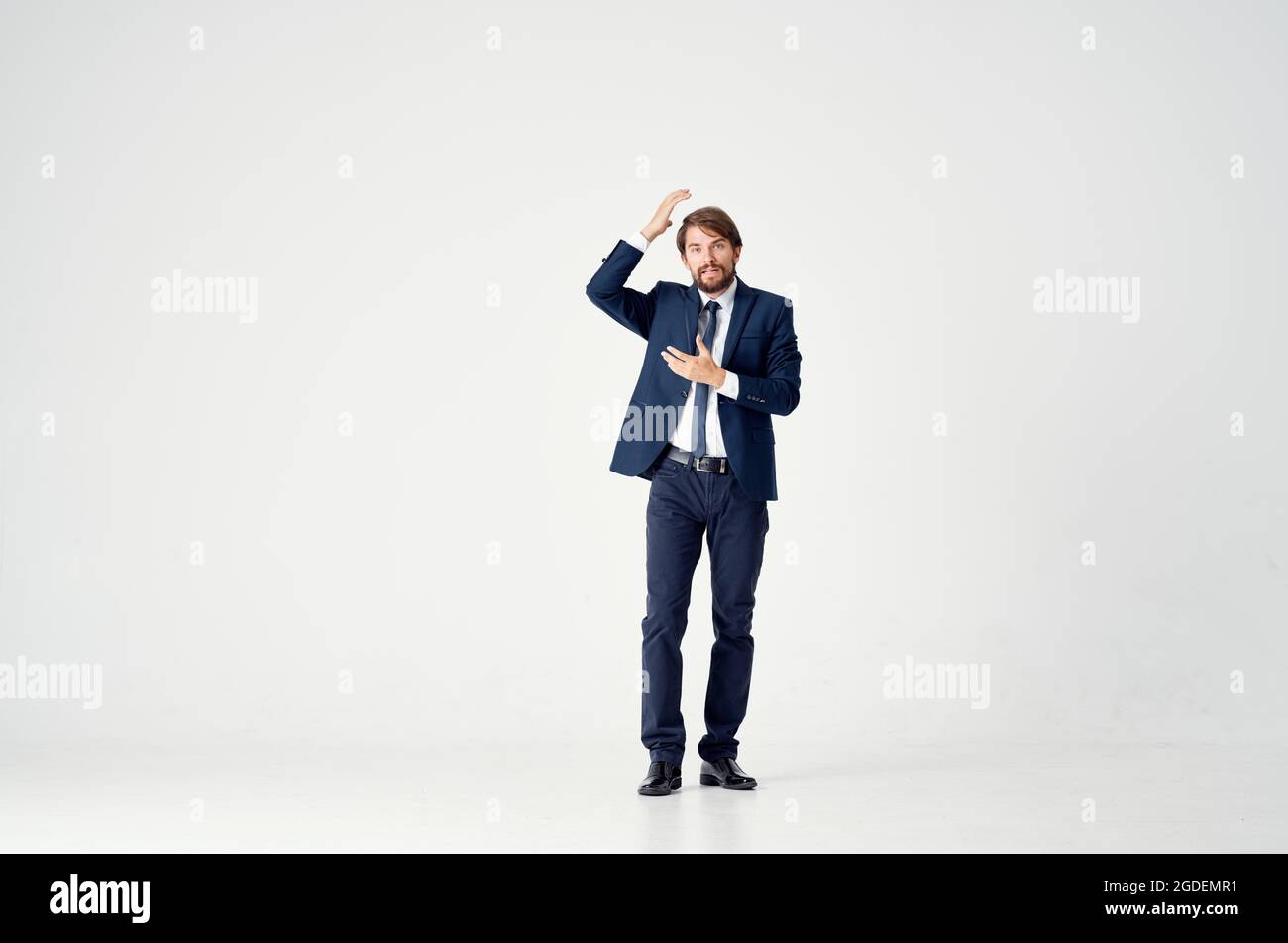 The man in a suit manager Professional office Studio Stock Photo - Alamy